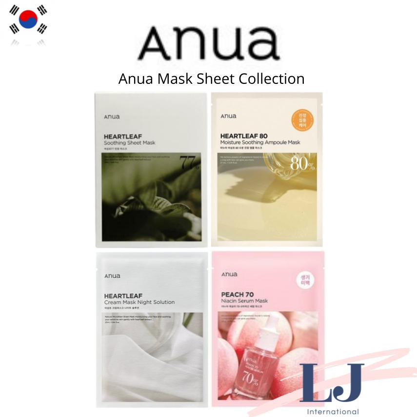 Anua Heartleaf Mask / Anua Peach Mask collection 5EA 10EA มาส์กหน้า ...