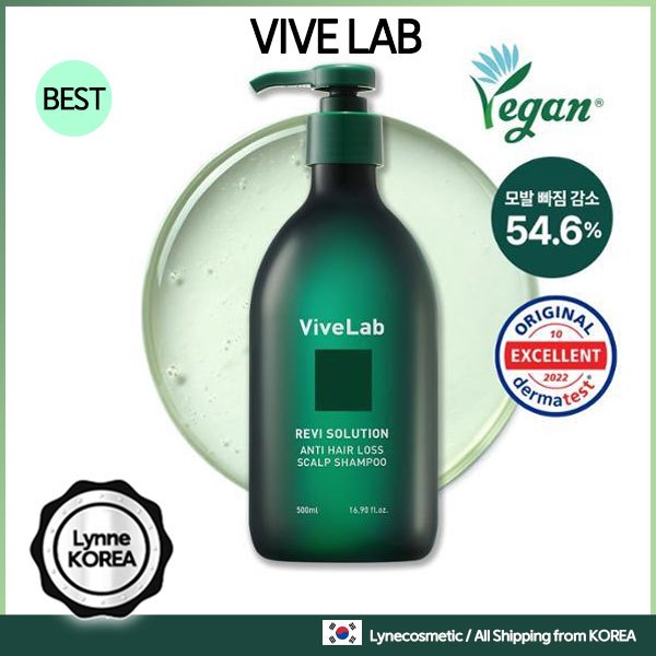 VIVE LAB Revive Solution Anti Hair Loss Scalp Shampoo 500ml | Shopee Thailand
