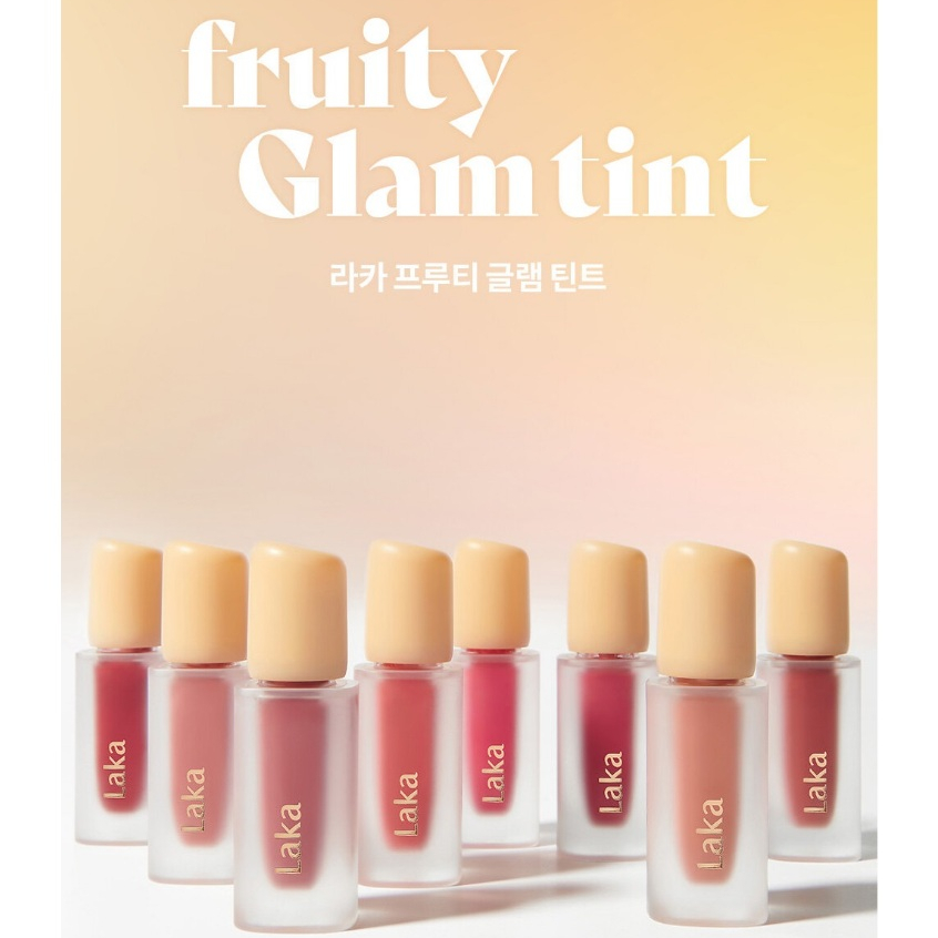 [Laka] Korea Make Up Fruity Glam Tint 4.5g _ 20 Colors _ Glowy Lip Tint ;ลิปทินท์ Glowy Lip Tint ...