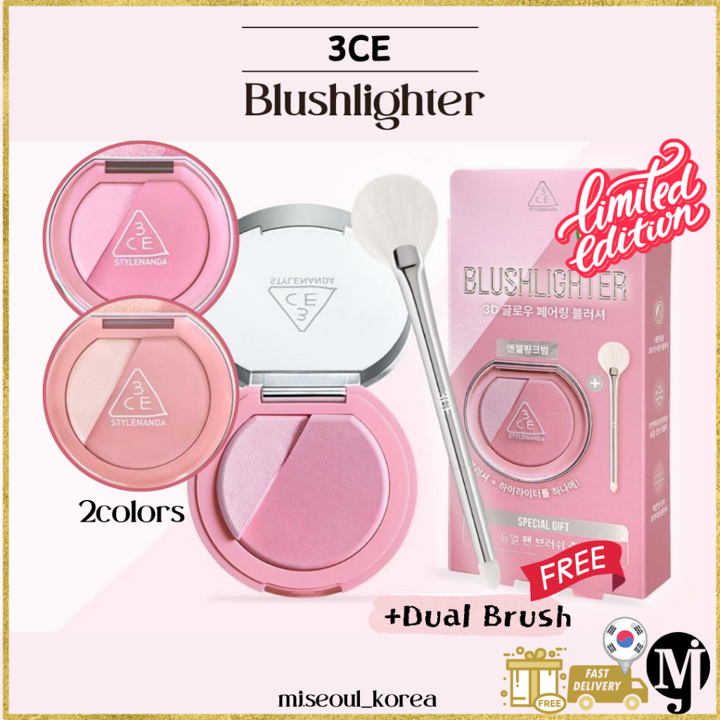 3ce Blushlighter 7cololrs Blush Highlighter | Shopee Thailand