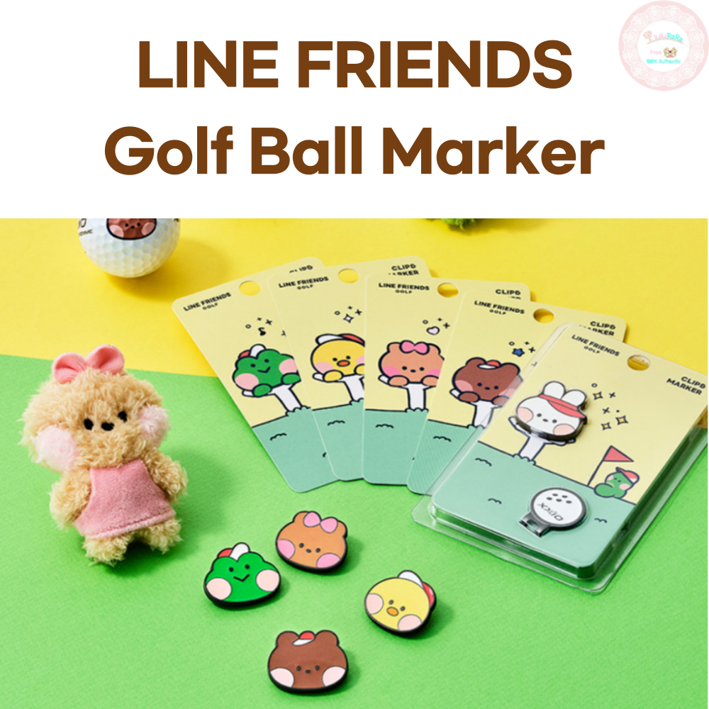 Line Friends ที่มาร์กลูกกอล์ฟ ลาย Minini Series Bnini Selini Conini ...