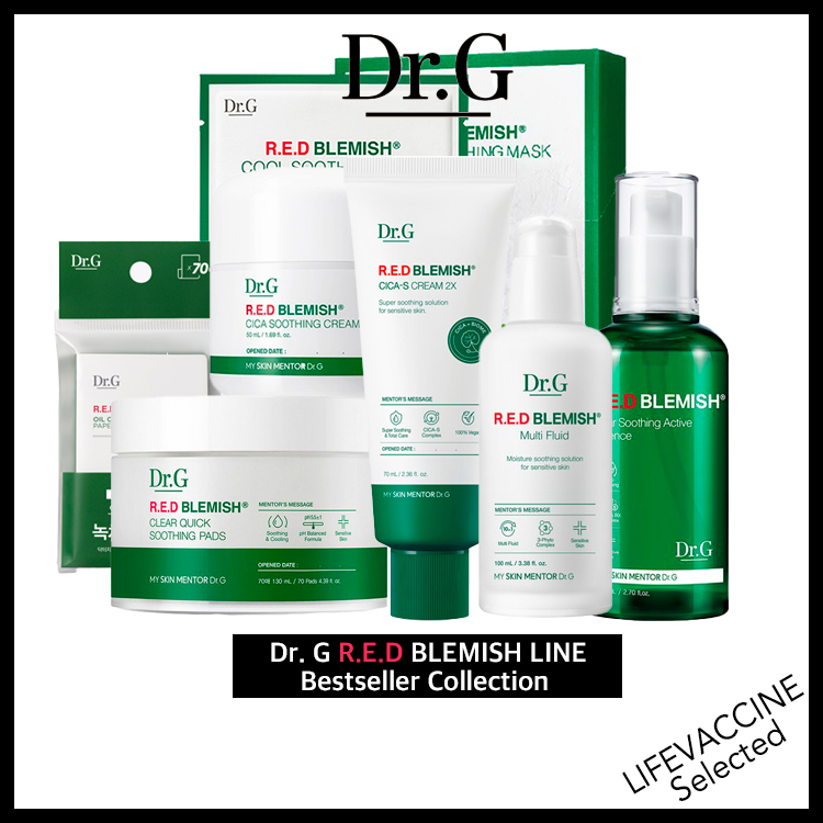 [Dr. G] RED Blemish Soothing LINE คอลเลกชั่นขายดี / กระดาษ, บูสเตอร์ ...