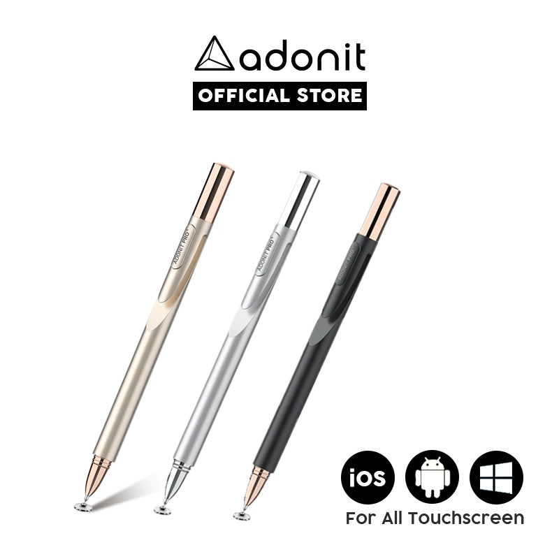 Adonit Pro 4 ปากกาสไตลัสน้ําพุขั้นสูงเข้ากันได้กับอุปกรณ์ทั้งหมด ...