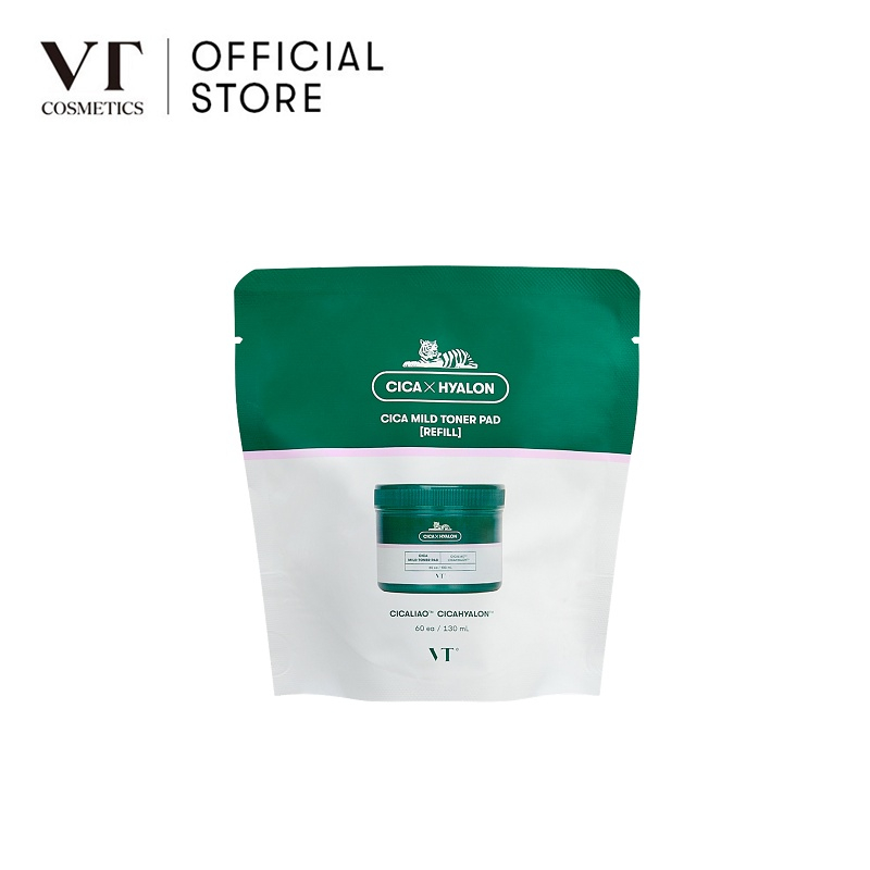 [VTCOSMETICS] [SET] Cica toner pad 60แผ่น / dead cell care / skin toner pad type 0.45% BHA ...