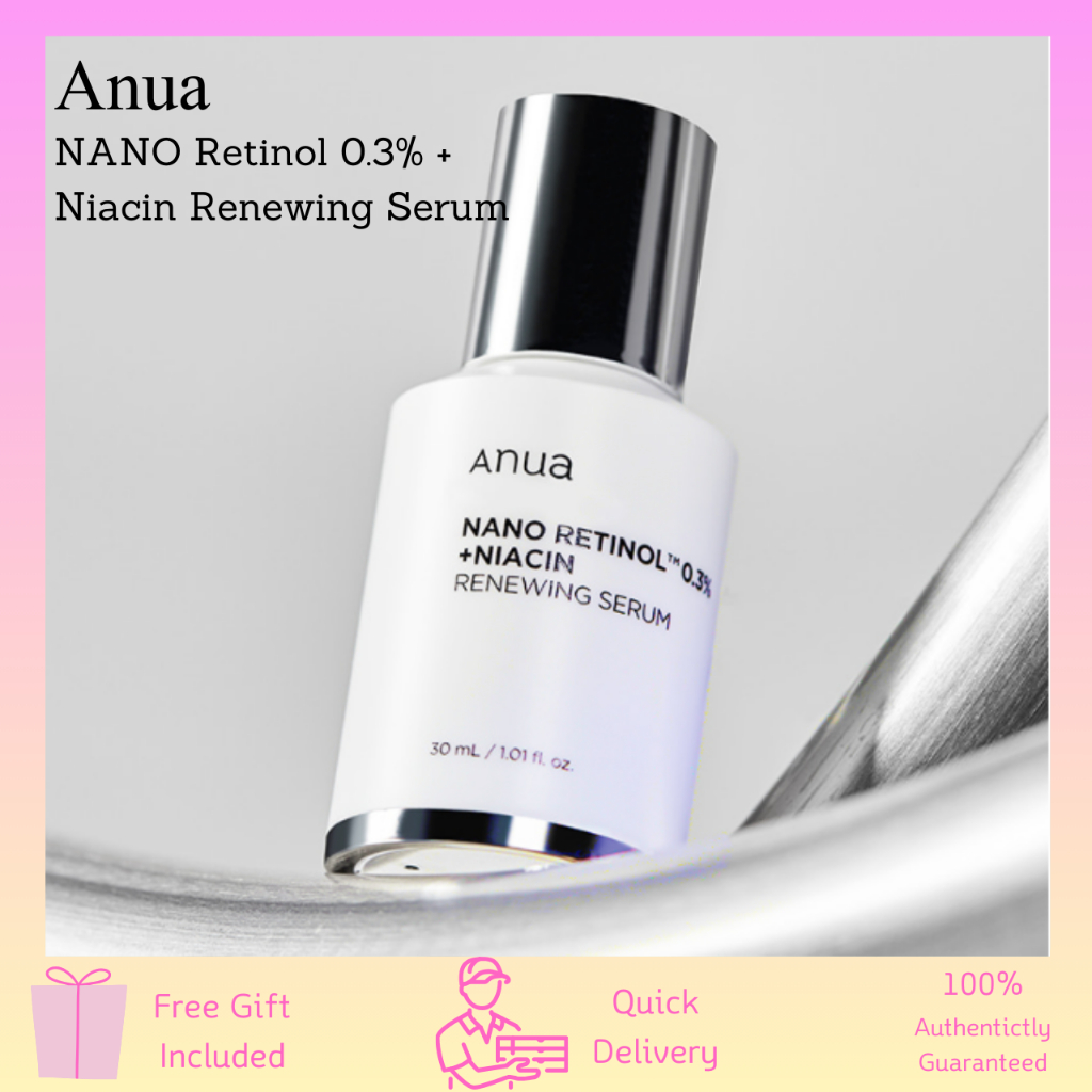 [Anua] Nano Retinol 0.3% + Niacin Renewing Serum เซรั่มนาโน มาใหม่ 30 มล. | Shopee Thailand