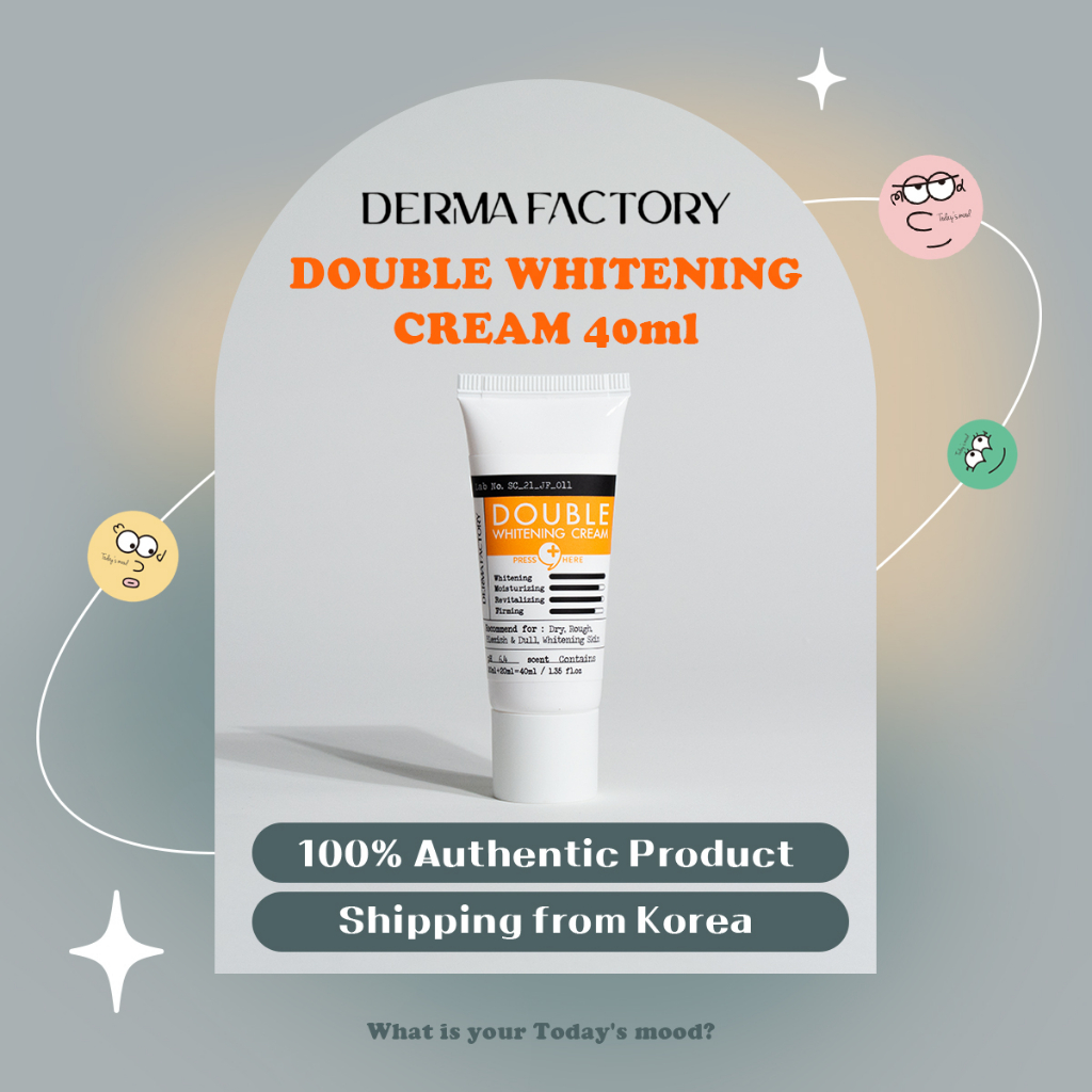 [Derma Factory] Double Whitening Cream 40ml ครีมไวท์เทนนิ่ง แบบคู่ 40 ...