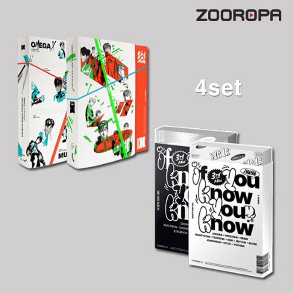 [ZOOROPA] OMEGA X Story Written in Music + iykyk (4 Albums Set ...