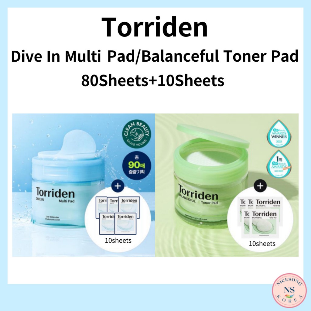 [Torriden] แผ่นโทนเนอร์ (80 แผ่น + 10 แผ่น) | Shopee Thailand