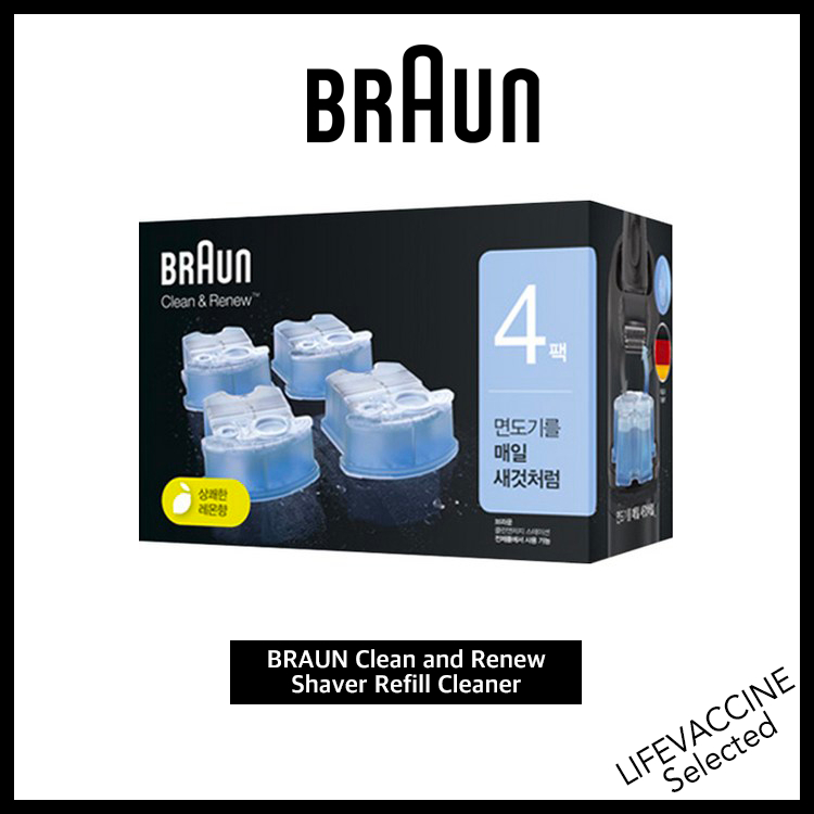 [BRAUN] Clean and Renew Shaver Refill Detergent liquid CCR4 | น้ํายาทํา ...