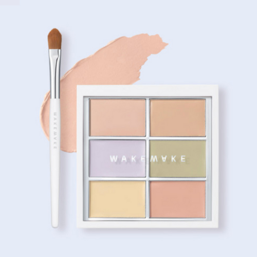 [WAKEMAKE] Defining Cover Conceal Fit Palette + แปรง - 2 สี | Shopee Thailand