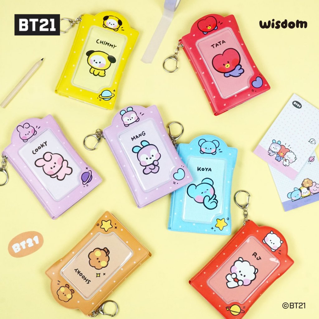 Bt21 minini ที่ใส่การ์ดรูปภาพ BTS (BangTan Boys) K-POP ของแท้ ของแท้ | Shopee Thailand