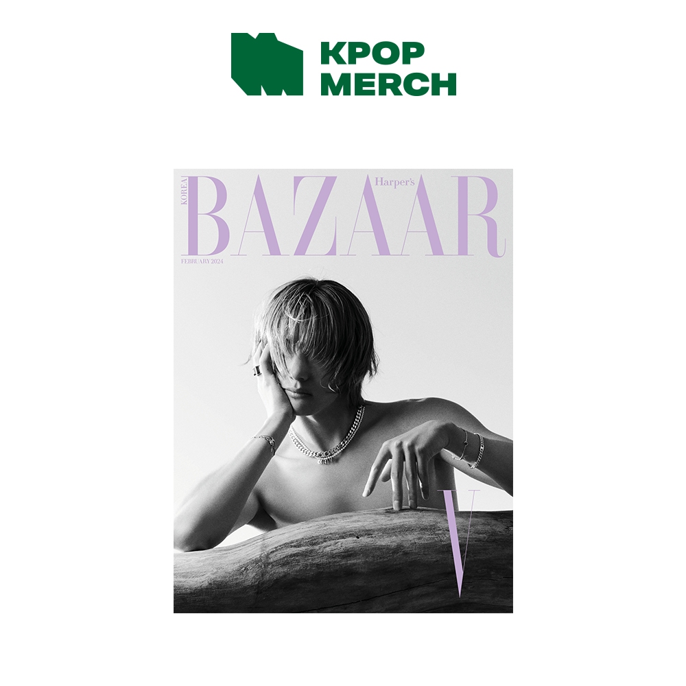 BTS V - Magazine Harpers Bazaar 2024.02 | Shopee Thailand