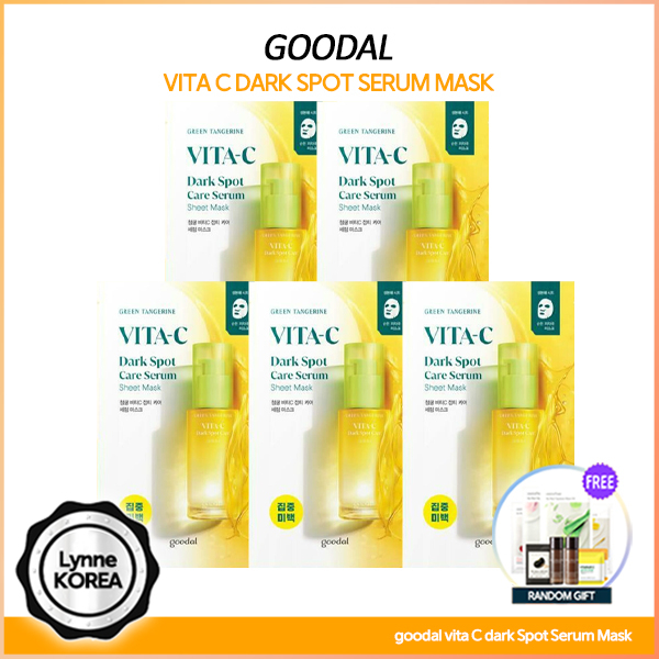 [5 ชิ้น] GOODAL Green Tangerine Vita C Dark Spot Care Serum Mask ...