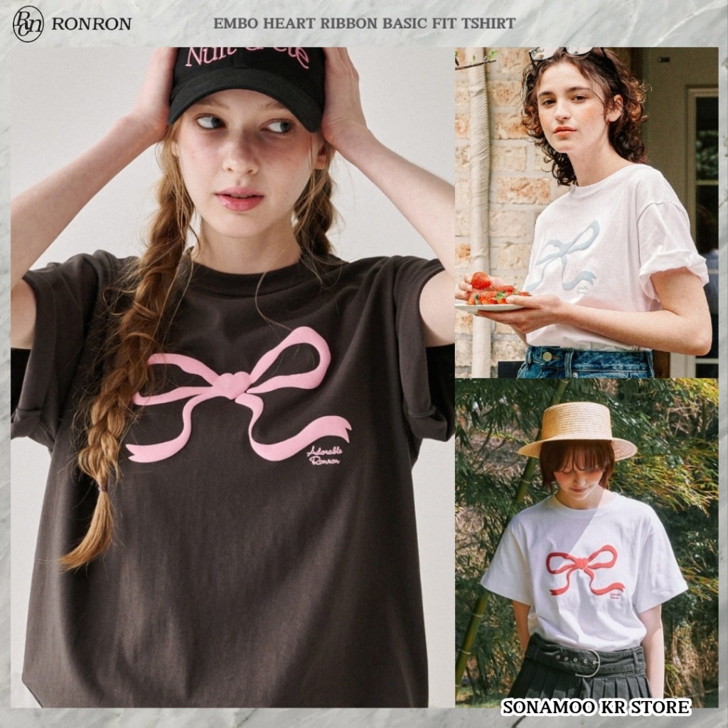 [𝐑𝐎𝐍𝐑𝐎𝐍] 𝐄𝐦𝐛𝐨 𝐇𝐞𝐚𝐫𝐭 𝐑𝐢𝐛𝐛𝐨𝐧 𝐁𝐚𝐬𝐢𝐜 𝐅𝐢𝐭 𝐓𝐬𝐡𝐢𝐫𝐭 | Shopee Thailand