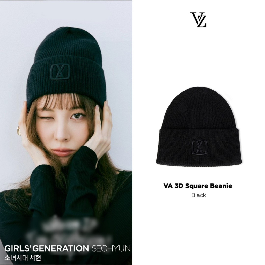 Korea [ VARZAR ] VA 3D Square Beanie / GIRLS' GENERATION SEOHYUN ปิ๊ก ...