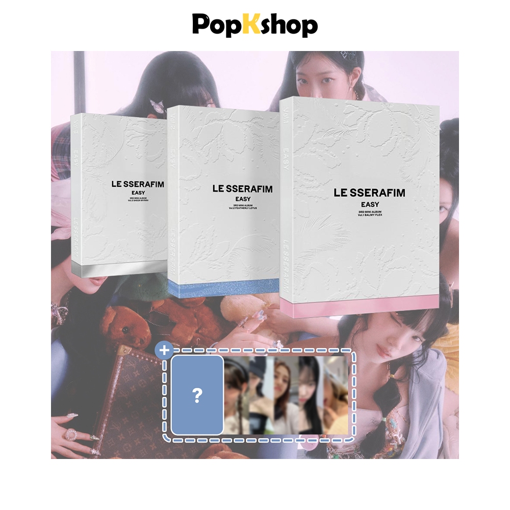[ของขวัญ] LE SSERAFIM 3rd Mini Album 'EASY' Standard Ver | Shopee Thailand