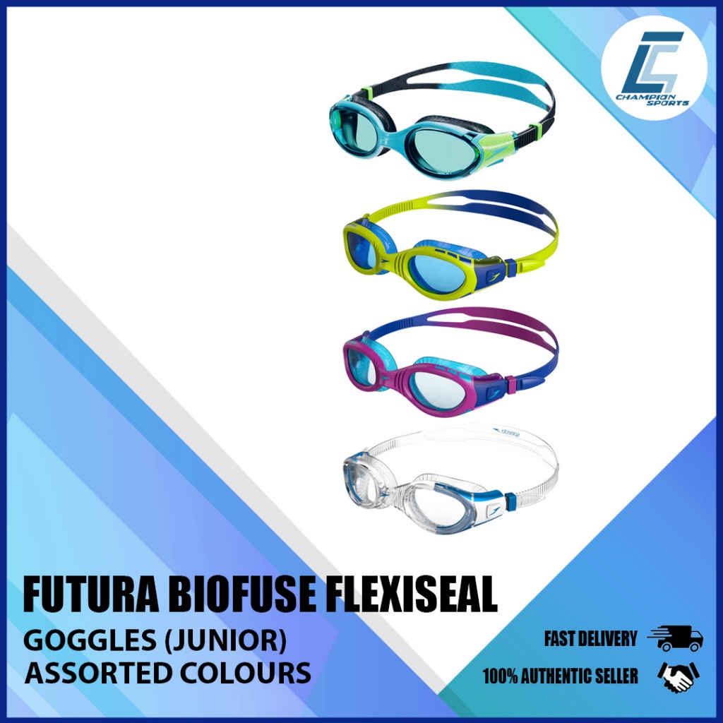 Speedo Futura Biofuse Flexiseal แว่นตาว่ายน้ําจูเนียร์ (8-11595C ...