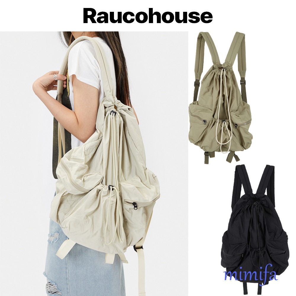 Raucohouse Draw กระเป๋าเป้ทรงถัง | Shopee Thailand