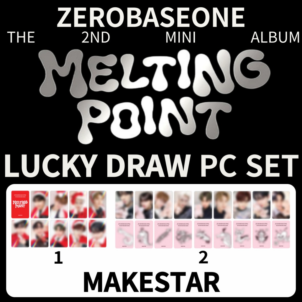 [OFFICIAL/SET] ZB1 ZEROBASEONE 2nd Mini Album MELTING POINT MAKESTAR ...