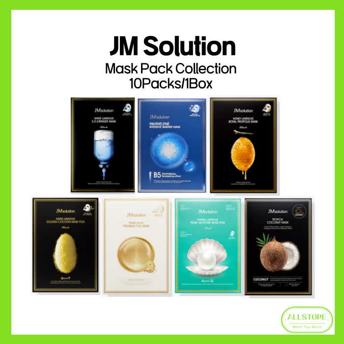 [JMSolution] Mask Pack Collection 10 แผ่น - สุดยอดผิว Pampering พร้อมตัวแปรสุดหรู 7 อัน | Shopee ...
