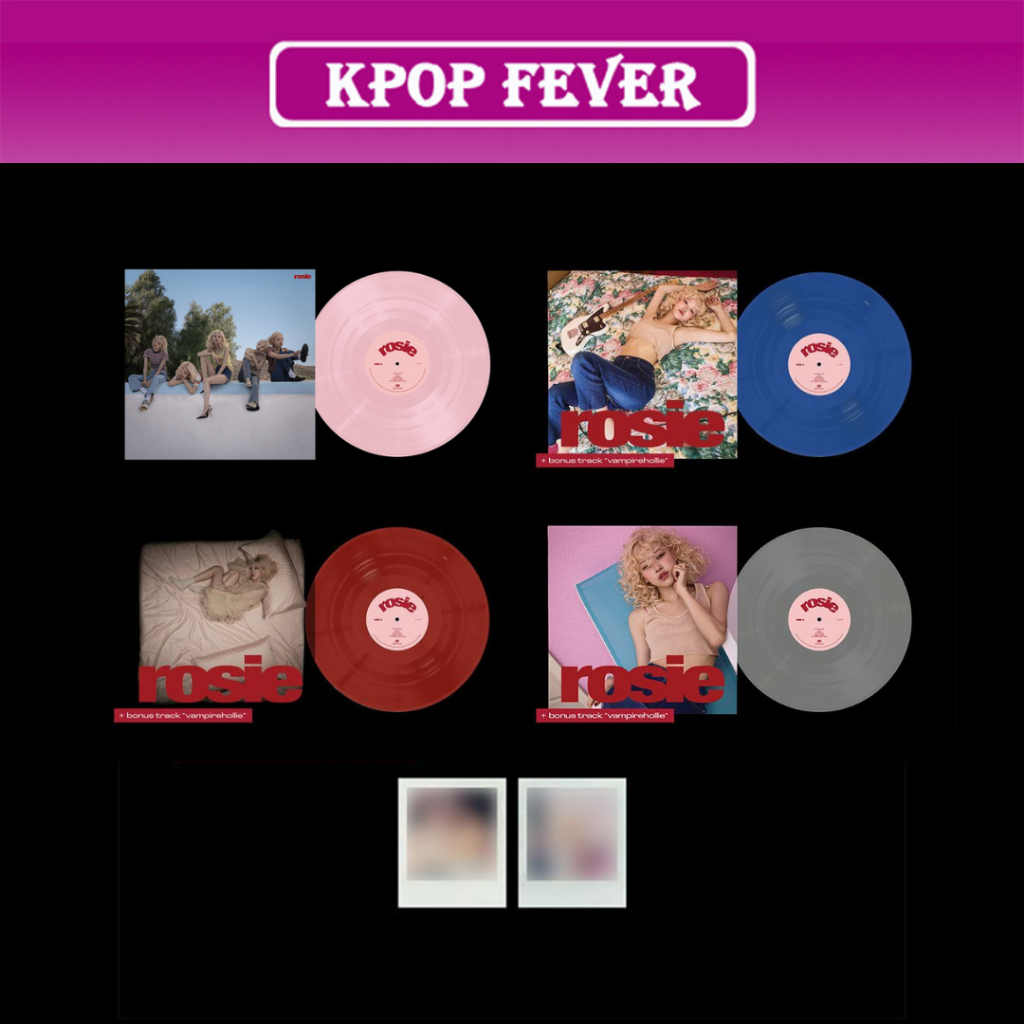 BLACKPINK ROSE - [ ROSIE ] FIRST STUDIO ALBUM VINYL (LP) | Shopee Thailand