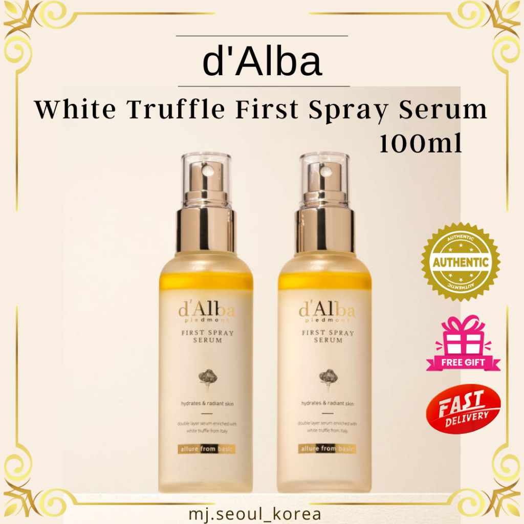 D'alba White Truffle First Spray Serum เซรั่มทรัฟเฟิล 100 มล. | Shopee ...