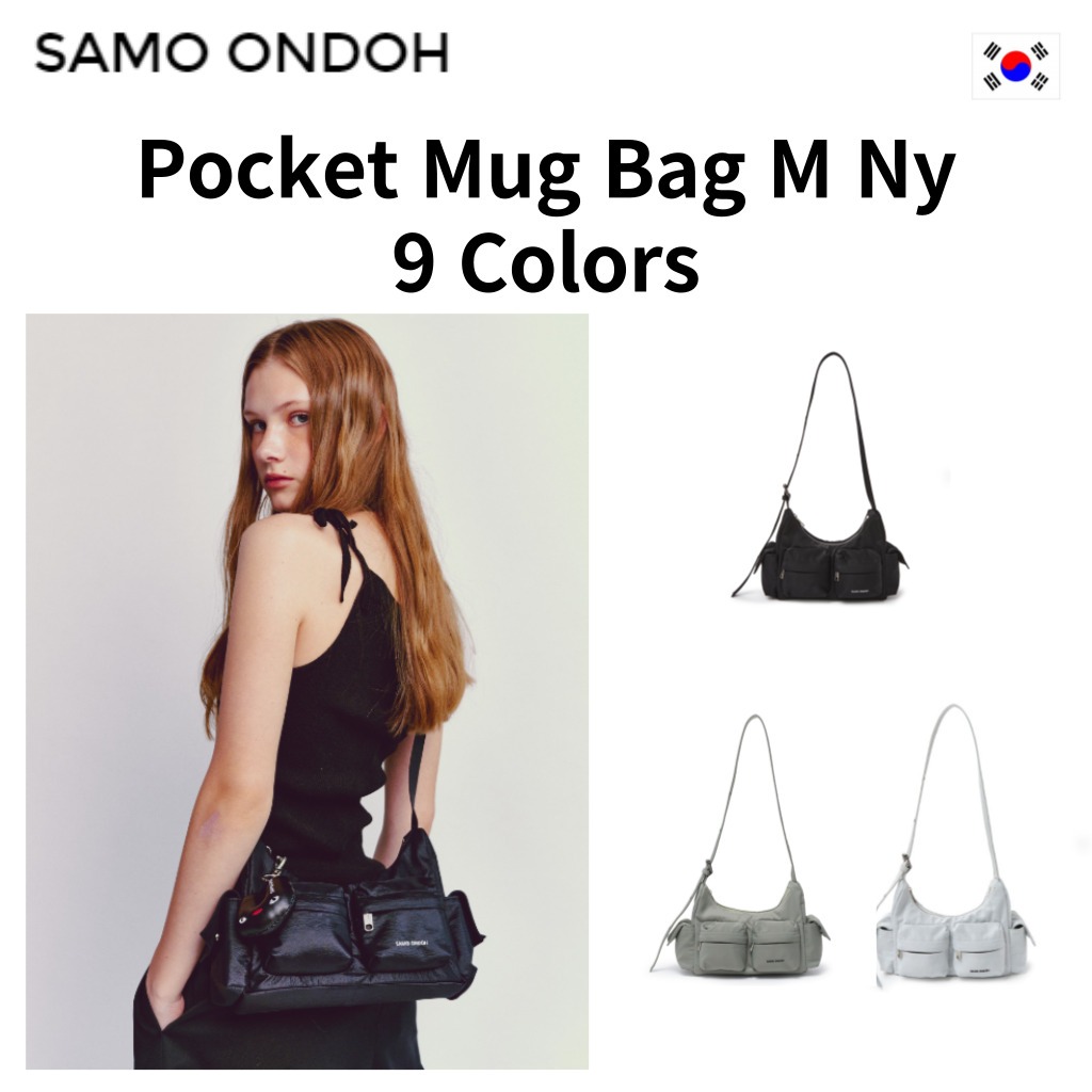 [SAMO Ondoh] "กระเป๋าใส่แก้ว ผ้าไนล่อน M" มี 3 สี ของแท้ 100% จากเกาหลี ...