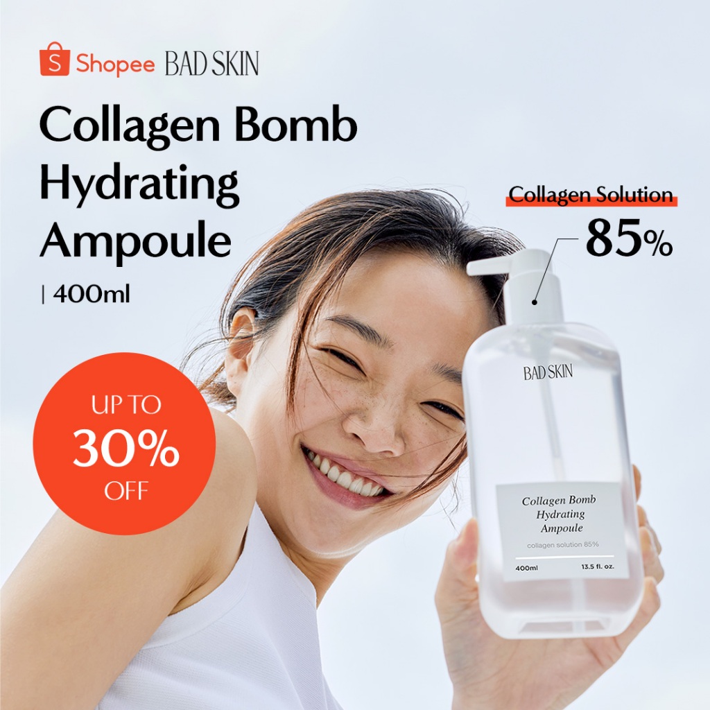 [BADSKIN Official] Collagen Bomb Hydrating Ampoule 400 ml | Shopee Thailand