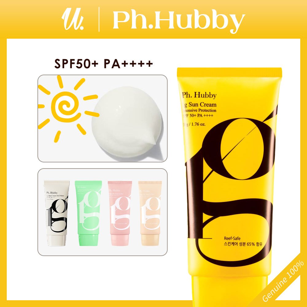 [Ph.hubby] Suncream 50 กรัม 4 แบบ SPF50+ PA++++ | Shopee Thailand