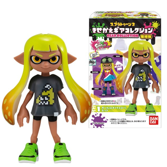 Bandai Splatoon 2 Dress-up Gear Collection Reproduction Edition [ชุดละ ...