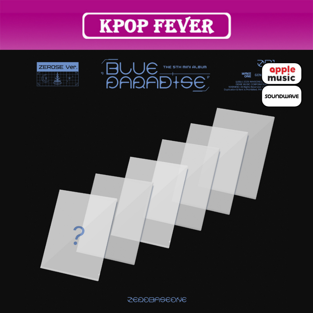 ZEROBASEONE (ZB1) - [ BLUE PARADISE ] 5TH MINI ALBUM / ZEROSE VER. + POB | Shopee Thailand