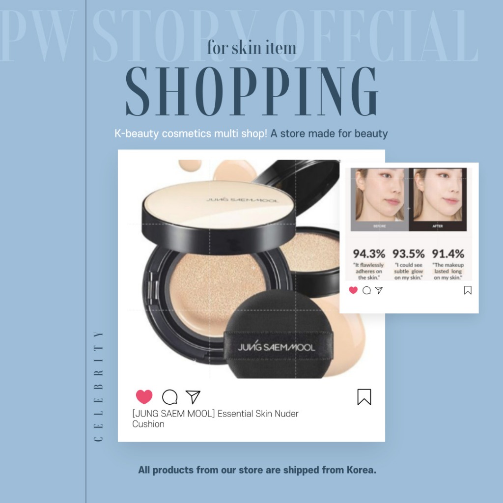 [JUNG Saem MOOL] Essential Skin Nuder Cushion (Fair) | ไม่รวมรีฟิล l Natural Finish | ผ้าคลุมใน ...