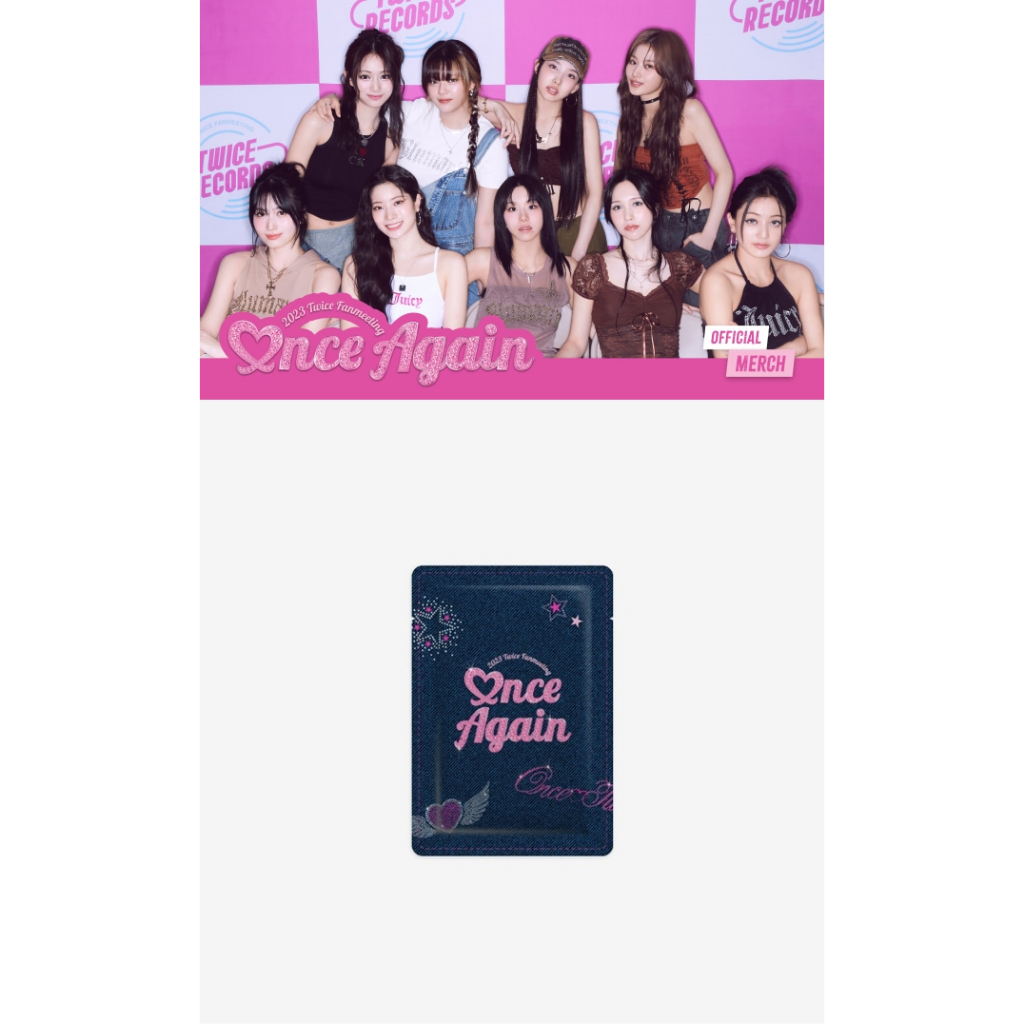 [PREORDER] TWICE 2023 FANMEETING TRADING CARD - ONCE AGAIN | Shopee ...