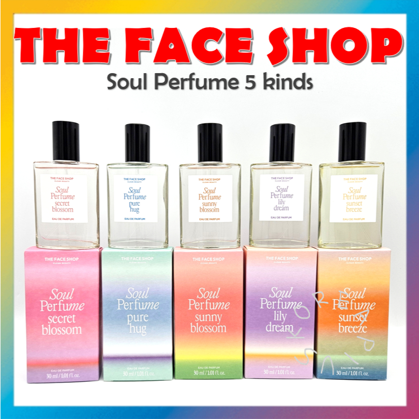 [THE Face SHOP] Soul Eau De Natural Spray 30ml (Secret Blossom/Sunny ...