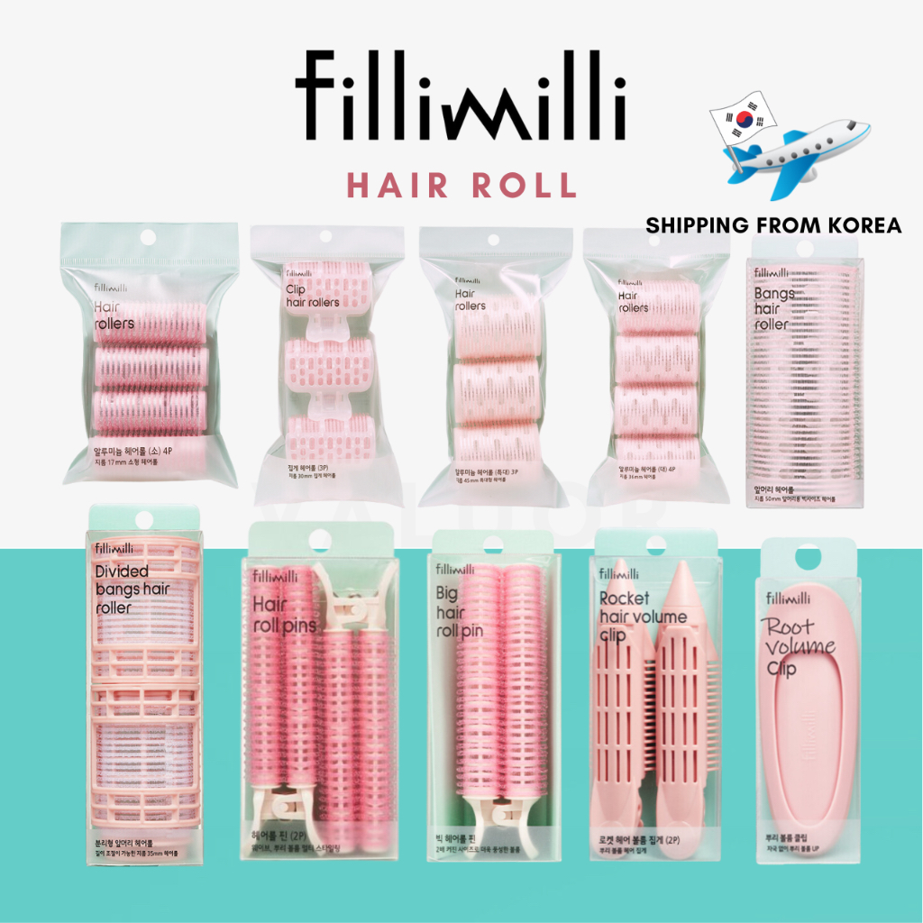 [Fillimilli] ส่งไว🚀 พร้อมส่ง โรลม้วนผม / คลิปปรับระดับเสียง Hair Rolls ...