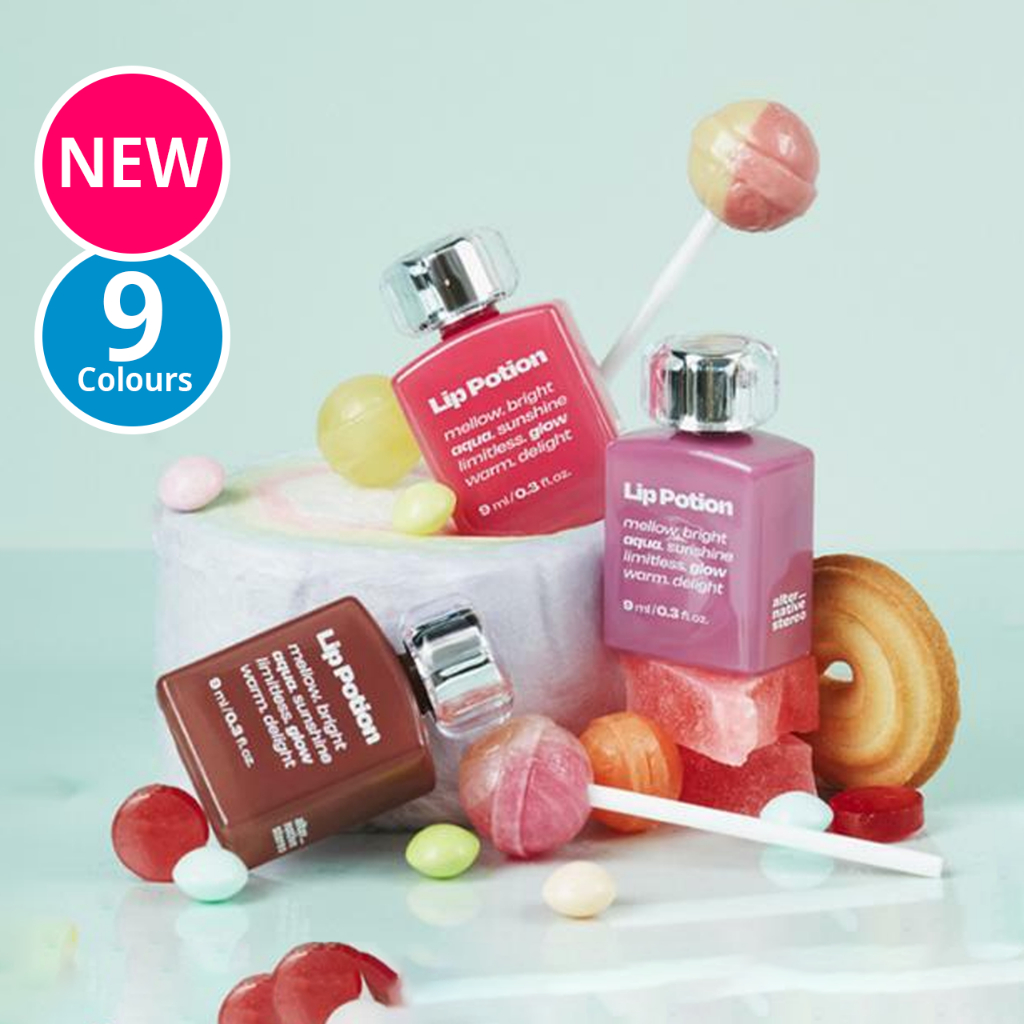 🇰🇷 [Alternative Stereo] Lip Potion Aqua Glow 9ml ลิปกลอส 9 มล. (9 สี ...
