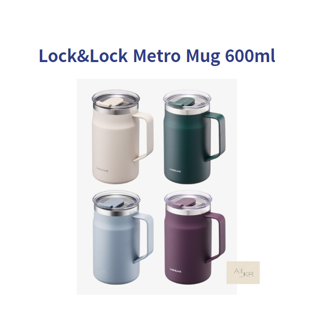 [locknlock] แก้วกระติกน้ําร้อน สเตนเลส หลากสี 600 ม. LHC4282 | Shopee ...