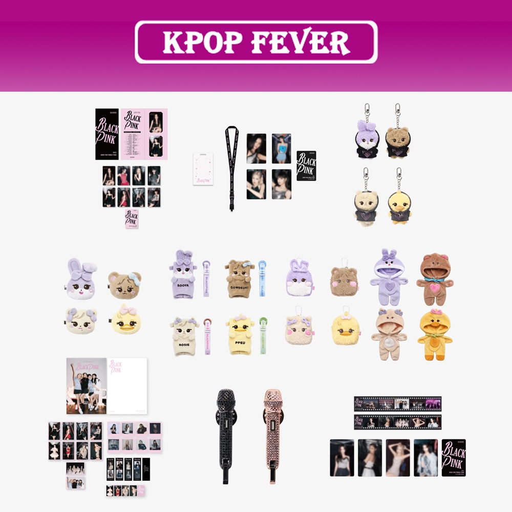 Blackpink - [ BORN PINK FINALE BACKSTAGE MD ] PHOTOCARD, PHOTO HOLDER, CHARACTER CLIP, MINI ...