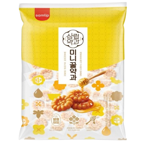 [Samlip] ขนมขบเคี้ยว น้ําผึ้ง ขนาดเล็ก YAKGWA 23P (140 กรัม) 653Kcal 1BAG/ 3BAG สไตล์เกาหลี ...