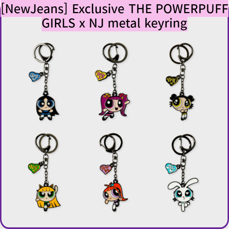 [NewJeans] พวงกุญแจโลหะ THE POWERPUFF GIRLS x NJ (6 แบบ) พร้อมส่ง ...