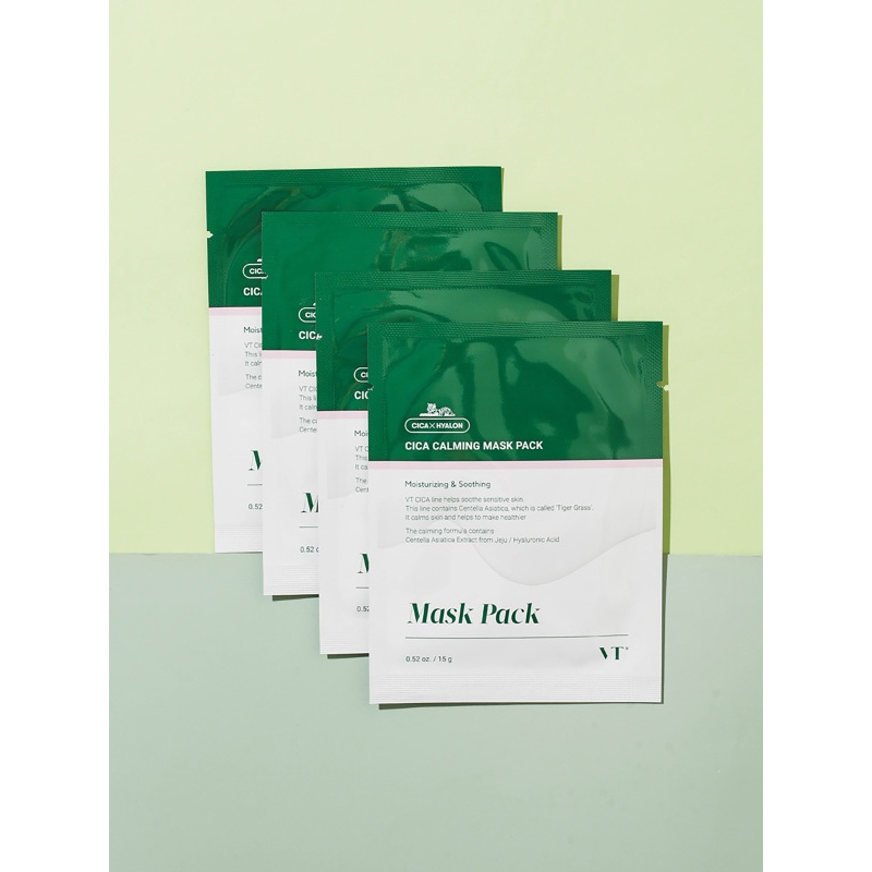 Vt CICA Calming MASK PACK 4ea | Shopee Thailand