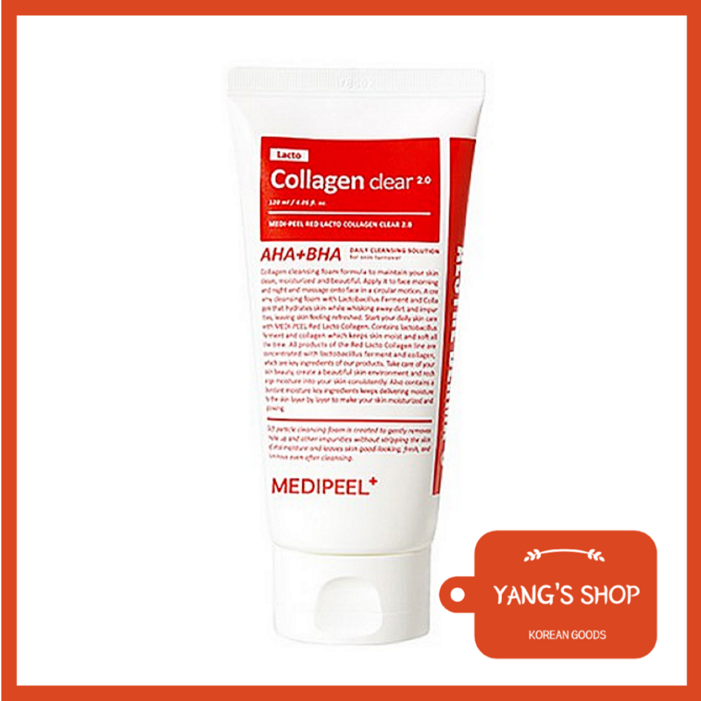 [Medipeel] Red Lacto Collagen Clear 2.0 โฟมล้างหน้า ทําความสะอาดผิวเด้ง ...