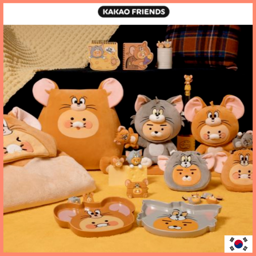 Kakao Friends x TOM and Jerry Plate / airpods pro 2 case / jibbitz crocs charm ryan choonsik ...