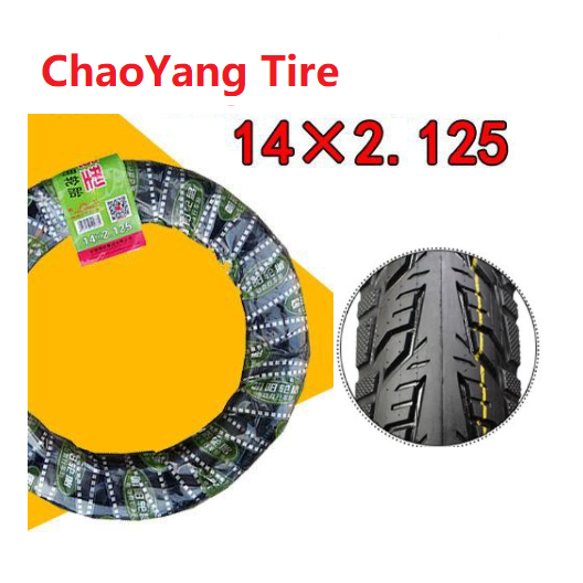 [ผู้ขาย Sg] ChaoYang ยาง 14 นิ้วยางจักรยานไฟฟ้า Jimove Mc ECO ไดรฟ์ยาง Anti-Puncture จักรยาน ...