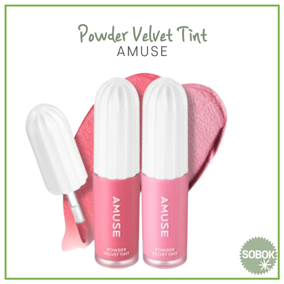[AMUSE] Powder Velvet tint 8 สี Blur Lip tint | Shopee Thailand