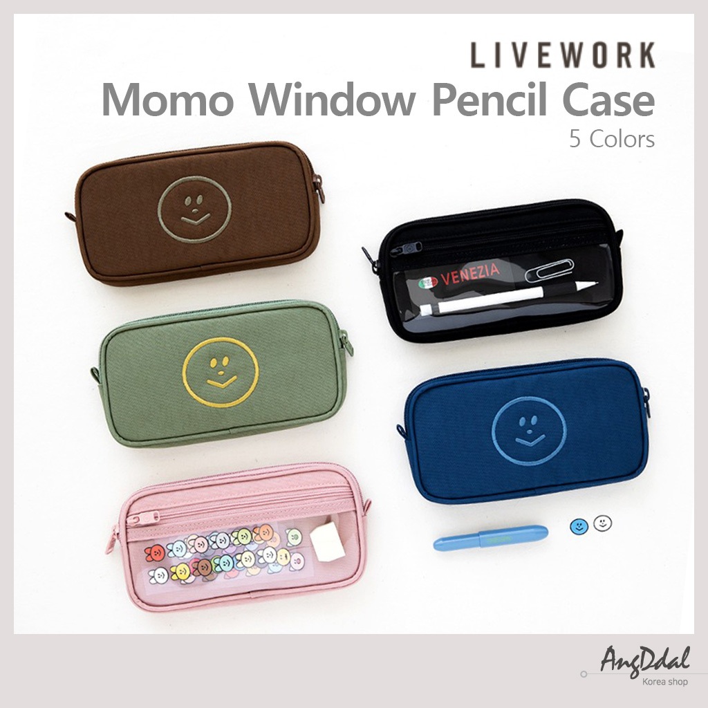 [Live Walk] กล่องดินสอหน้าต่าง Momo - 5 สี | Live walk Momo กล่องดินสอมีหน้าต่าง - 5 สี | Shopee ...
