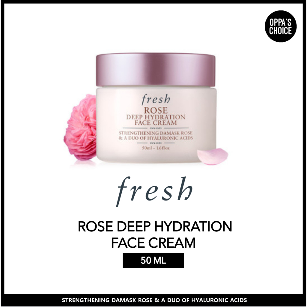 fresh ROSE DEEP HYDRATION FACE CREAM 50ml | 72H Mega-Hydrate Cream ...