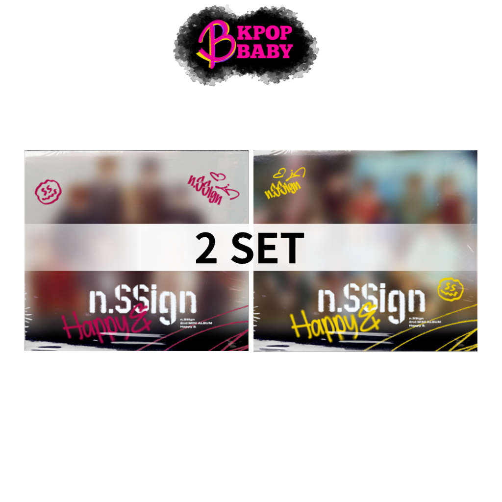 (2 SET) n.SSign (ABEMA #1/#2 Ver.) [Happy &] 2nd Mini Album | Shopee Thailand