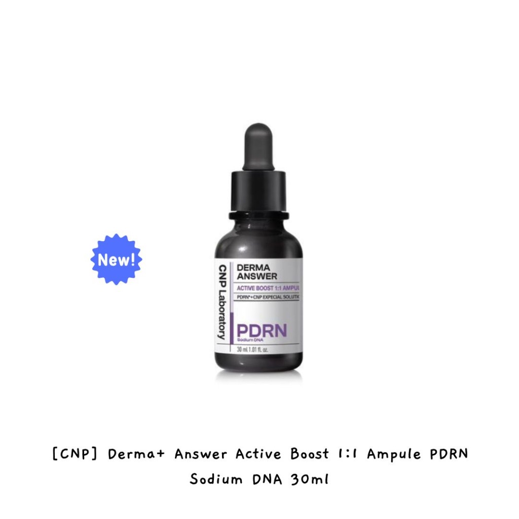 [CNP] Derma+ Answer Active Boost 1:1 Ampule PDRN โซเดียม DNA 30 มล. / k ...