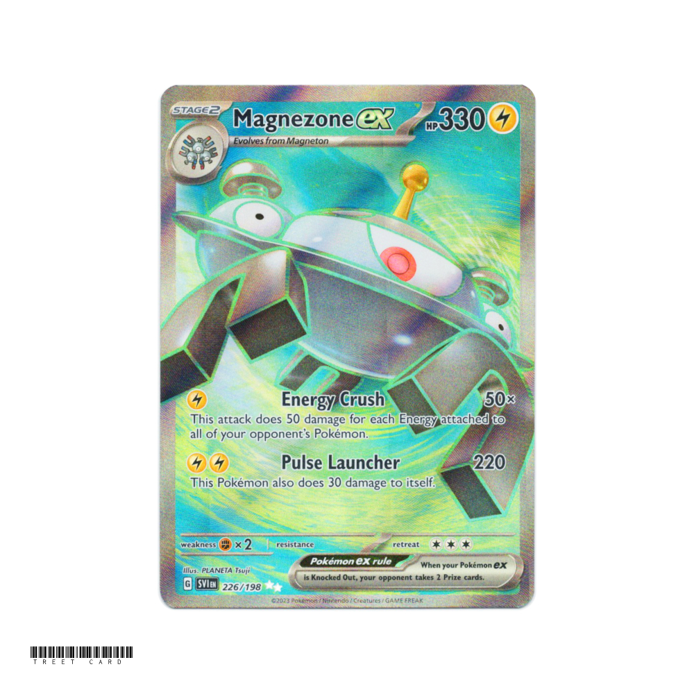 Magnezone ex Scarlet & Violet Base Set 226/198 Holo Ultra EN การ์ดเกม ...